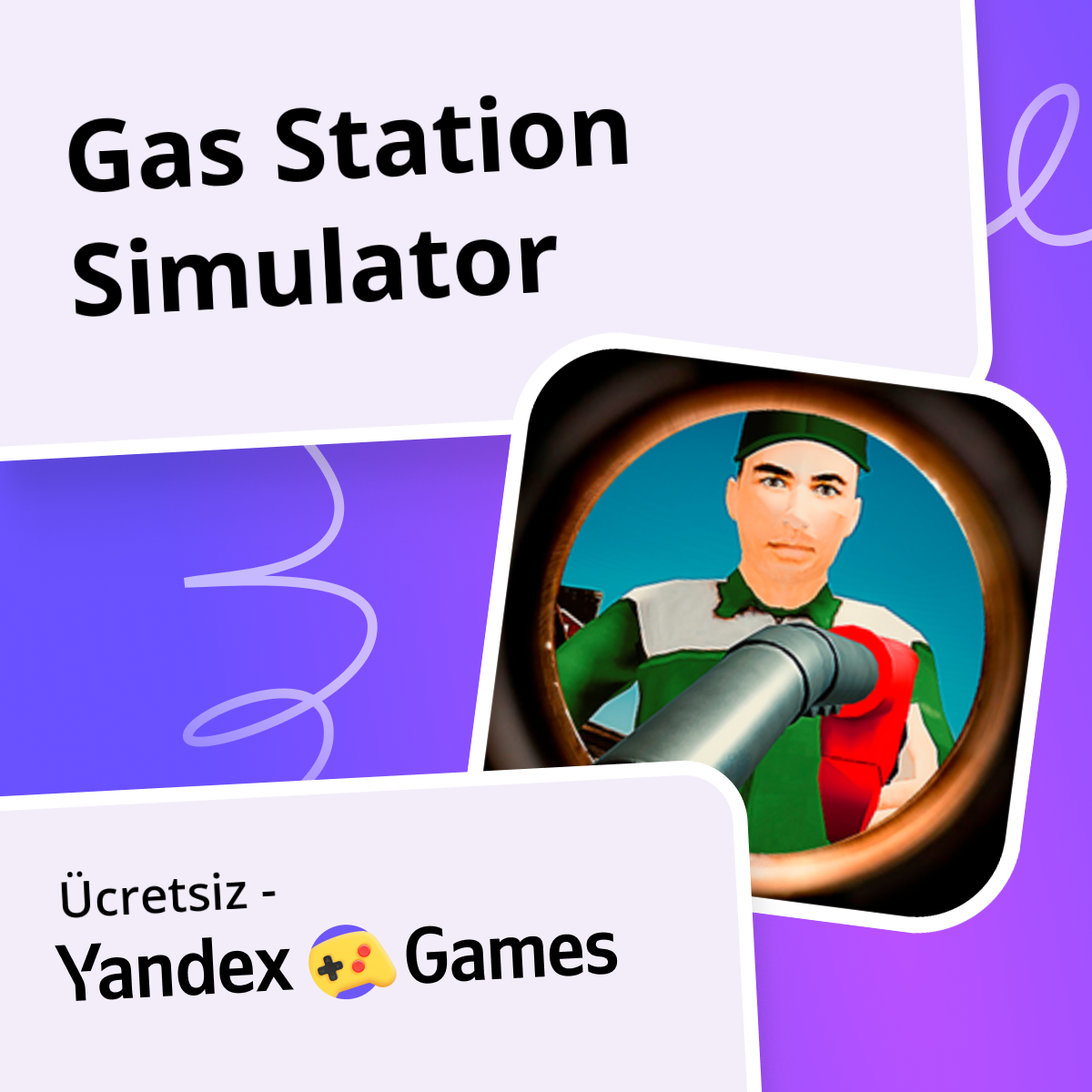 Gas Station Simulator - oynayın Yandex Games üzerinde ücretsiz çevrimiçi