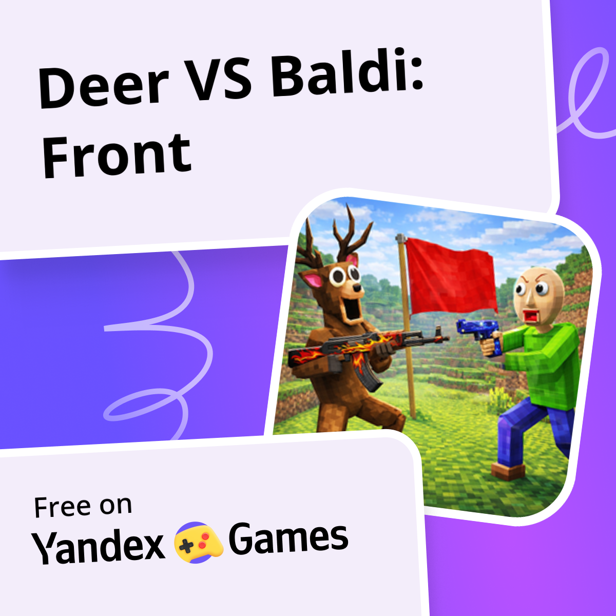 Deer VS Baldi: Front (by digitalcaramel2) - play online for free on ...