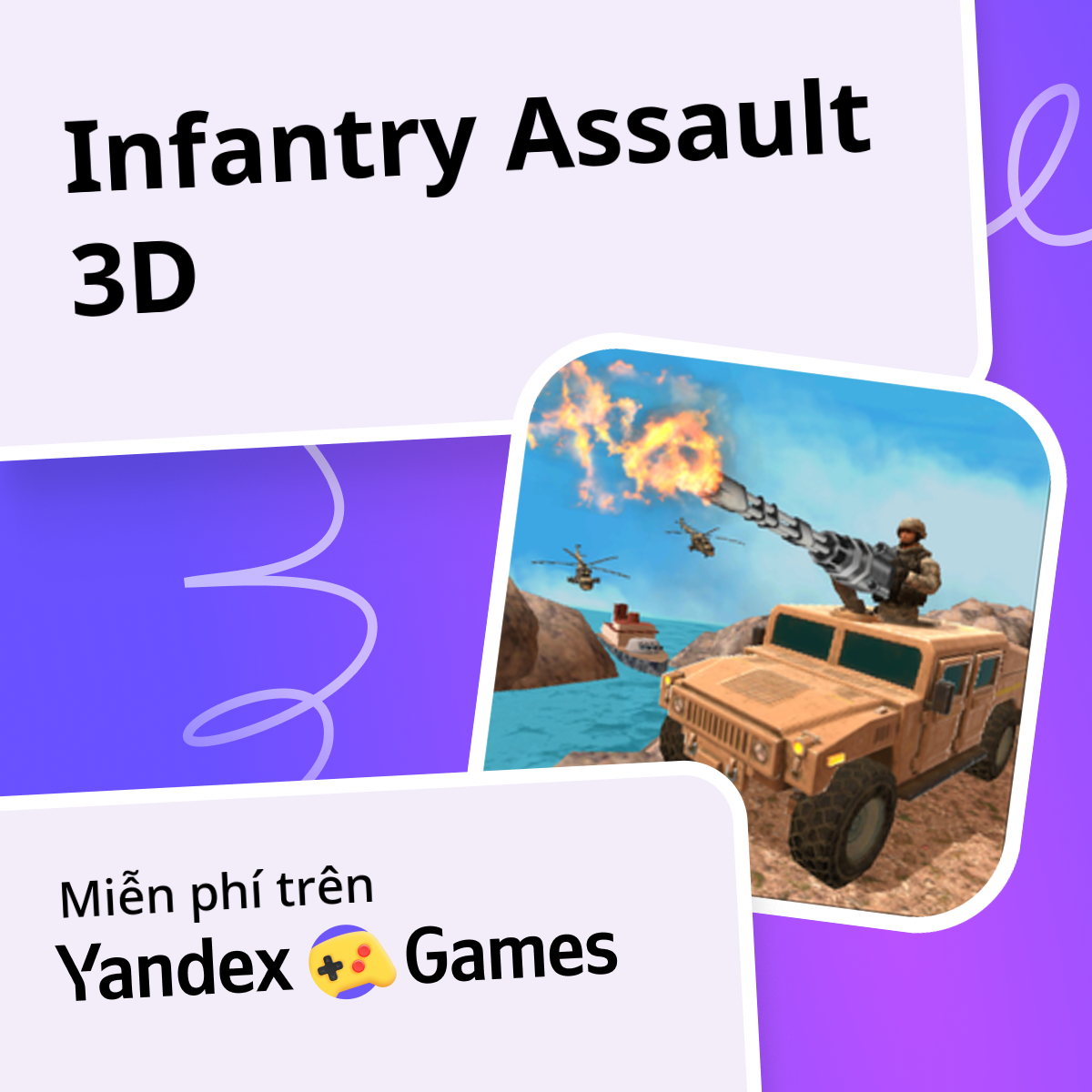 Infantry Assault 3D - chơi trực tuyến miễn phí trên Yandex Games
