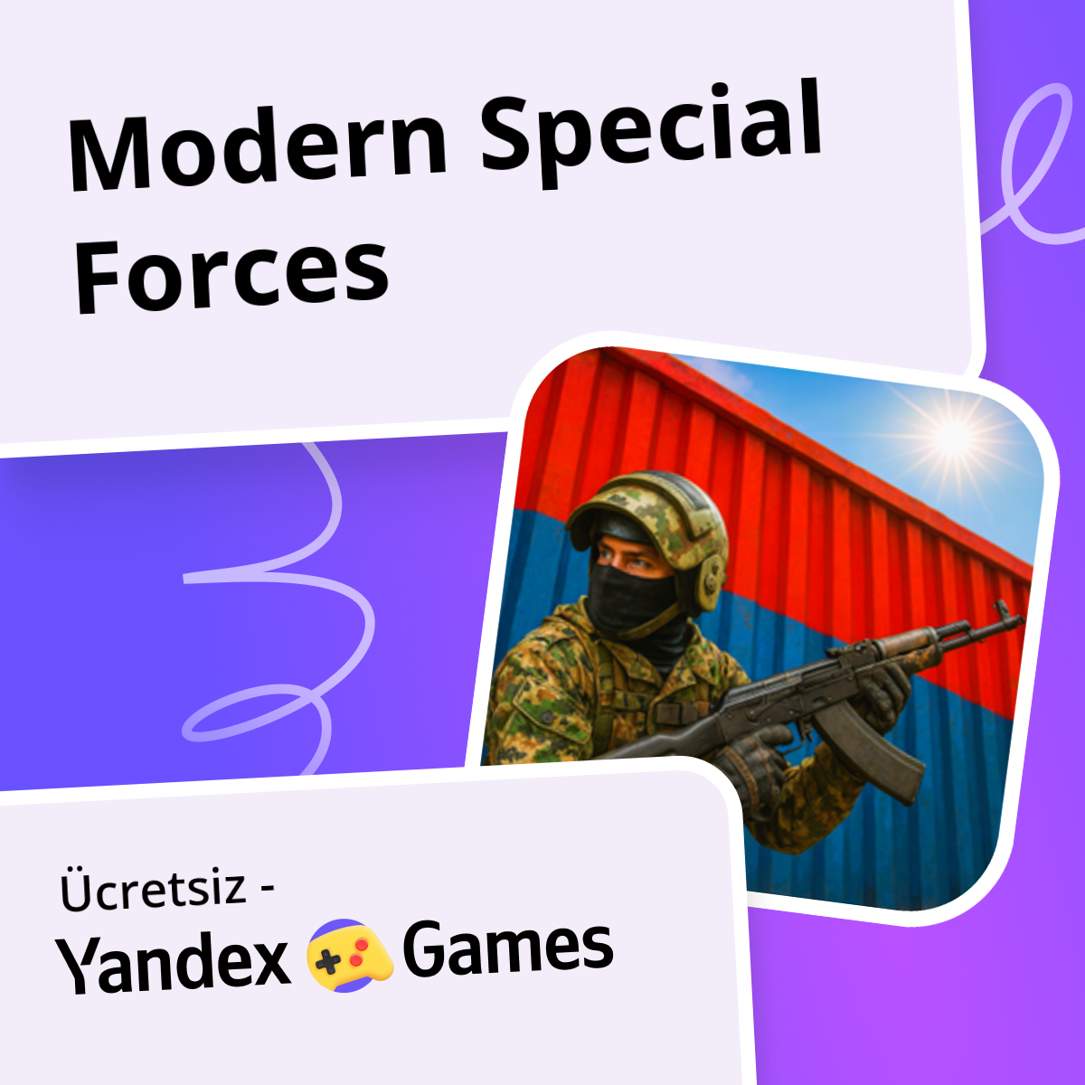Modern Special Forces - oynayın Yandex Games üzerinde ücretsiz çevrimiçi