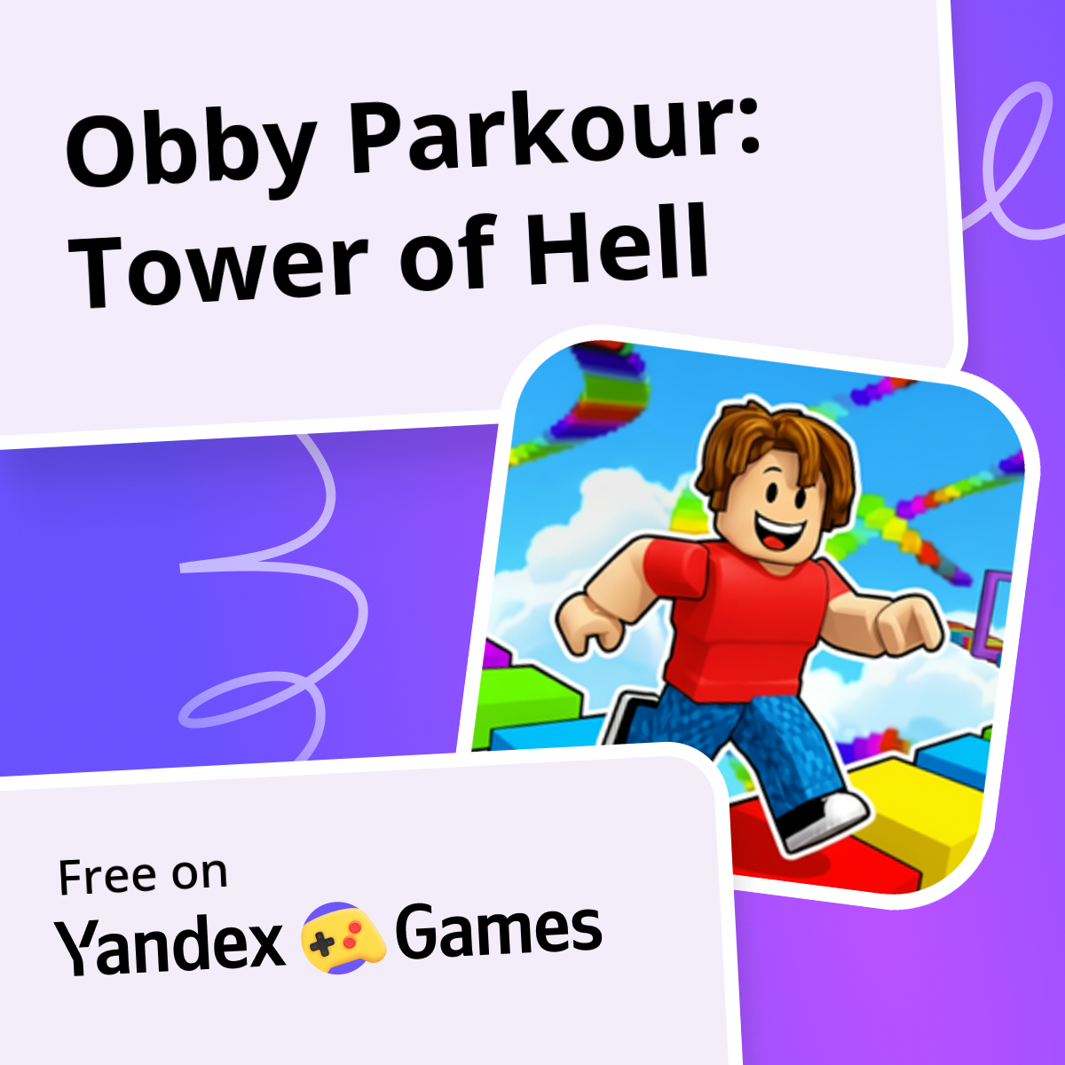 Blox Obby: Tower of Hell (by CAYN) - play online for free on Yandex Games