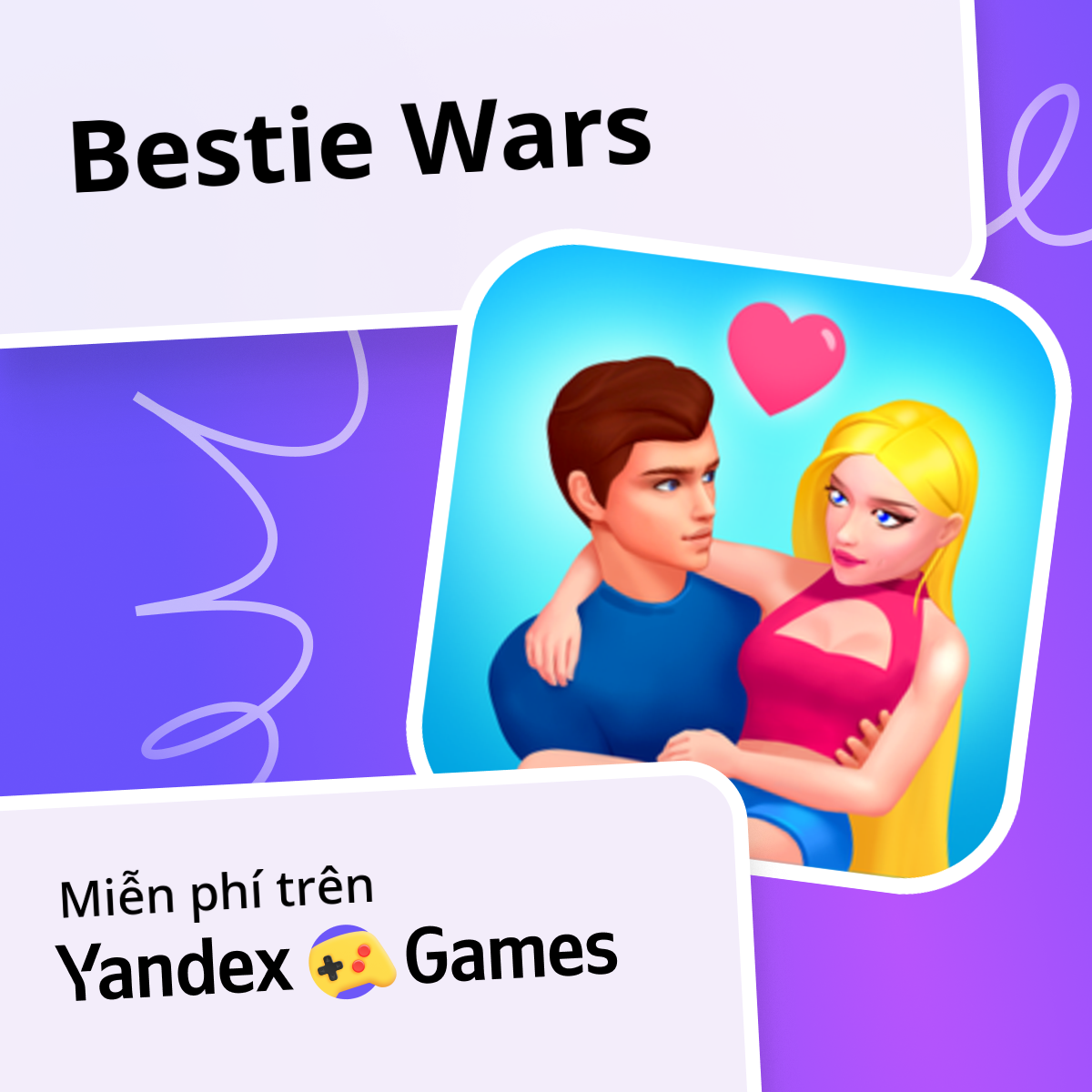 Bestie Wars - chơi trực tuyến miễn phí trên Yandex Games