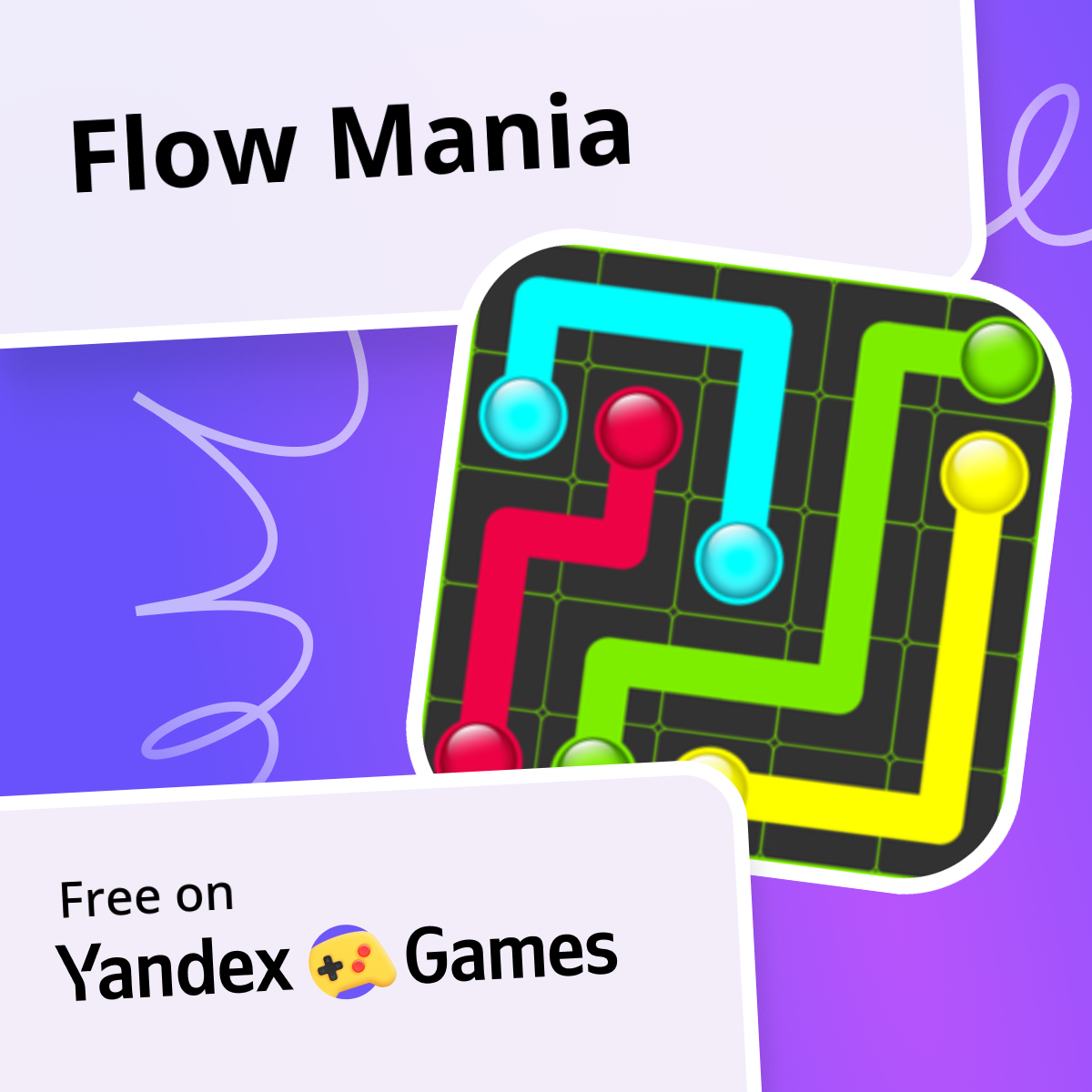 Flow Mania (מאת Inlogic) - שחקו בחינם ברשת ב-Yandex Games