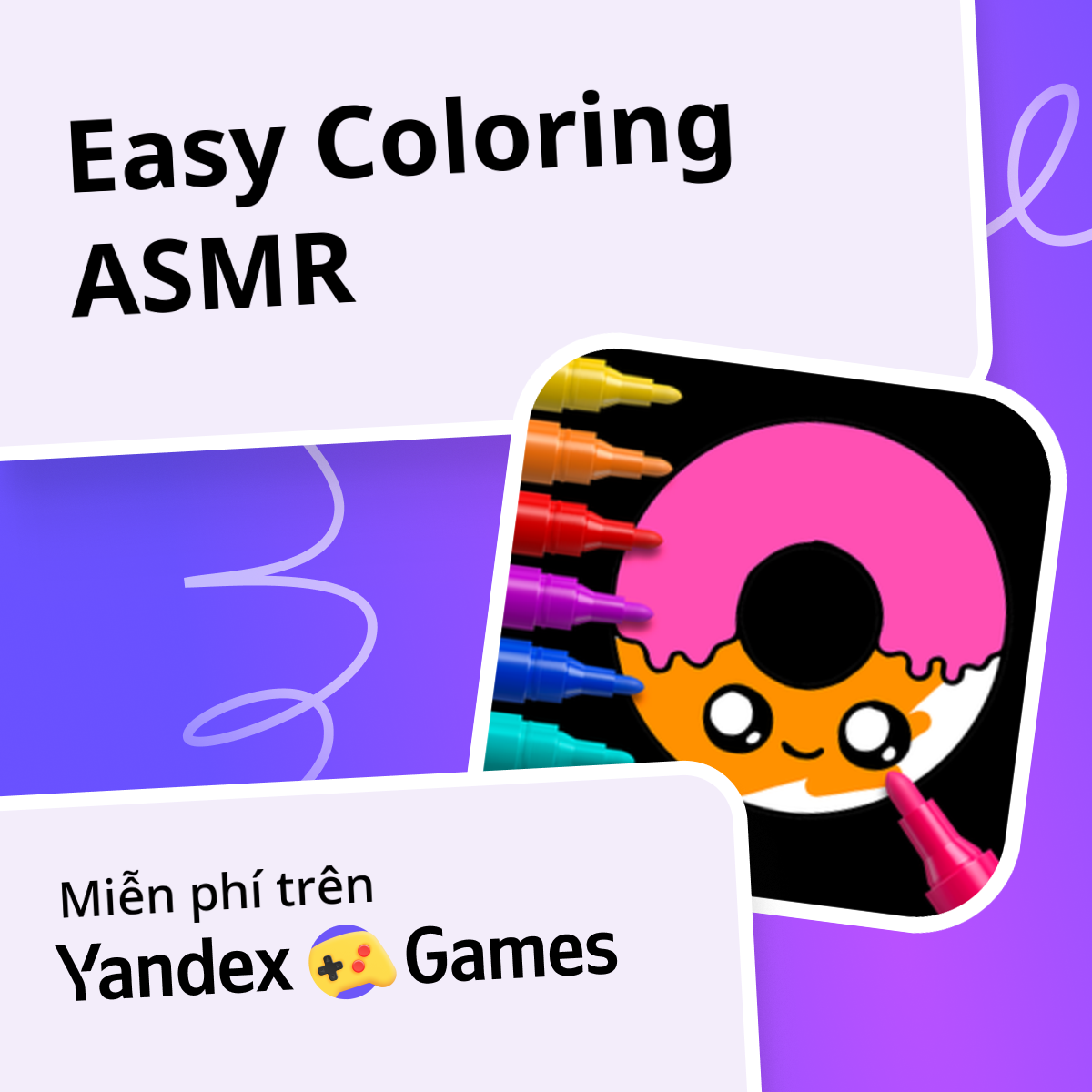 Easy Coloring ASMR - chơi trực tuyến miễn phí trên Yandex Games