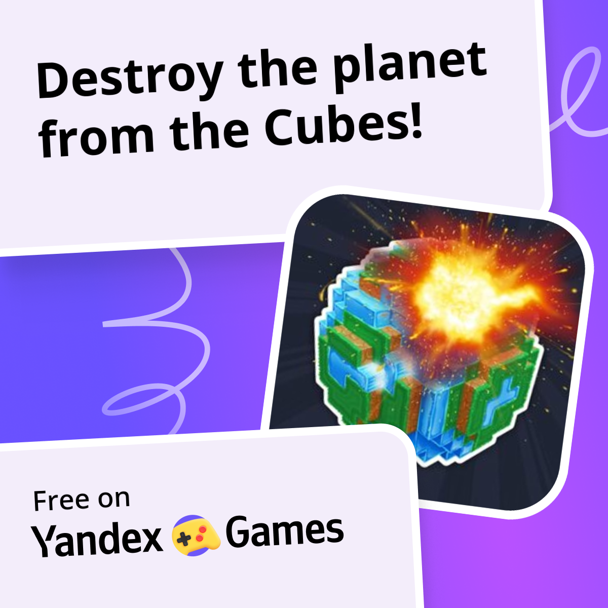 Destroy the planet from the Cubes! (by JellyLab) - play online for free ...