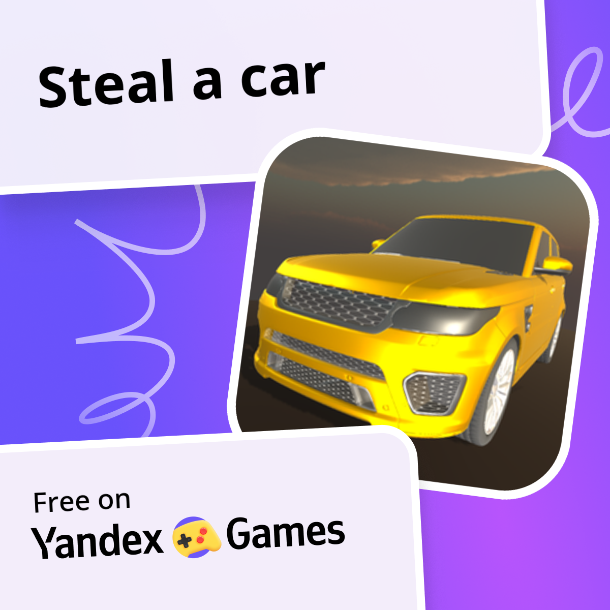 Steal a car - play online for free on Yandex Games