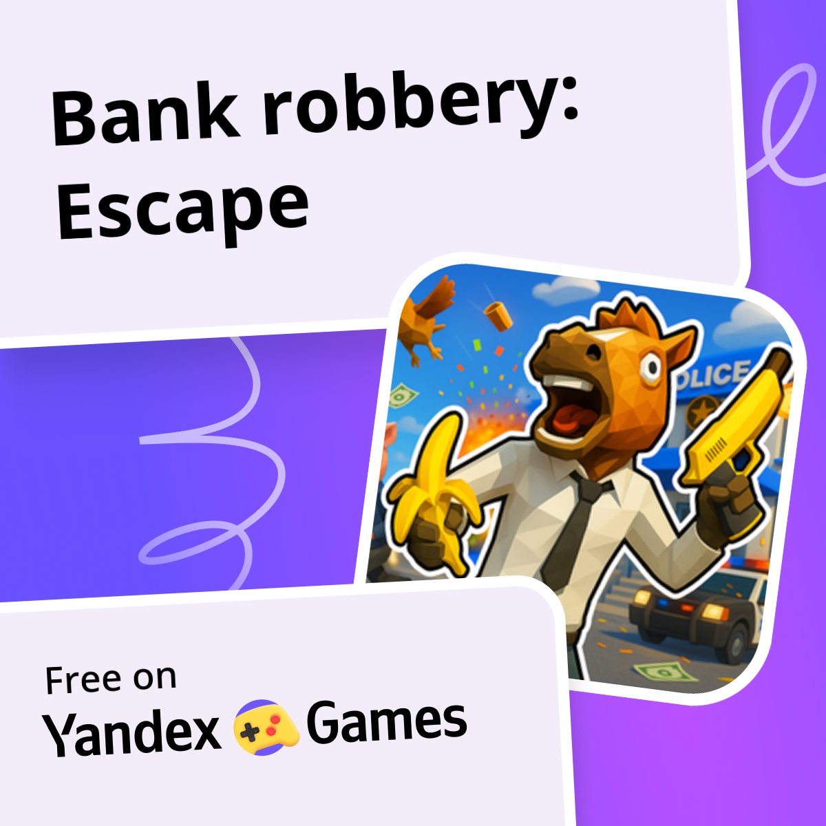 Bank robbery: Escape - play online for free on Yandex Games