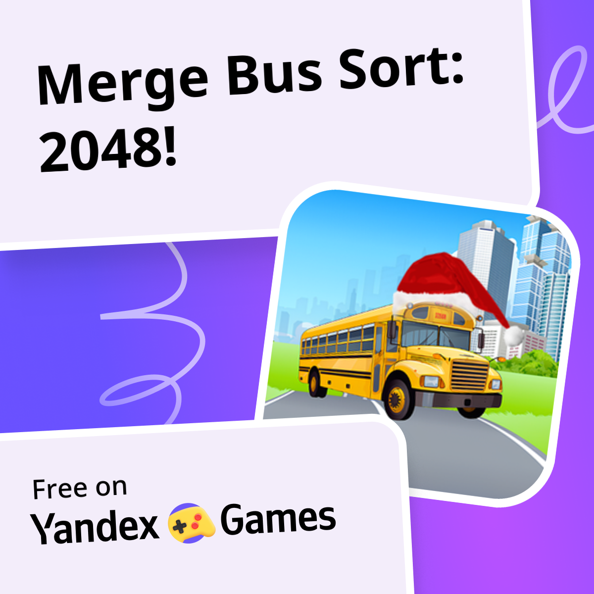 Merge Bus Sort: 2048! (by SoManyGamesBusiness) - play online for free on Yandex Games
