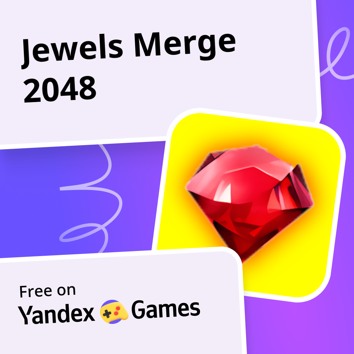 Jewels Merge 2048 (by GSOPE games) - play online for free on Yandex Games