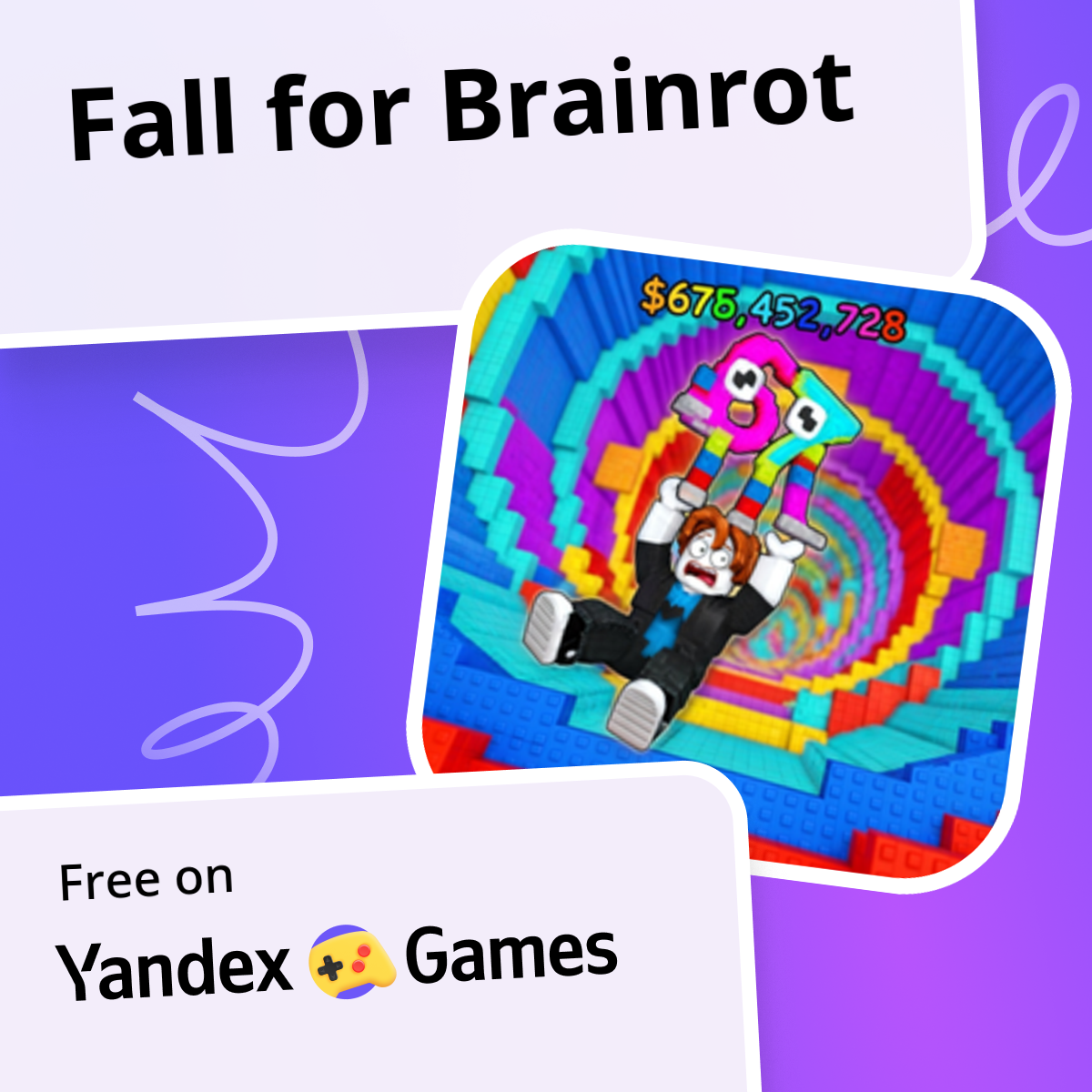 Fall for Brainrot - play online for free on Yandex Games