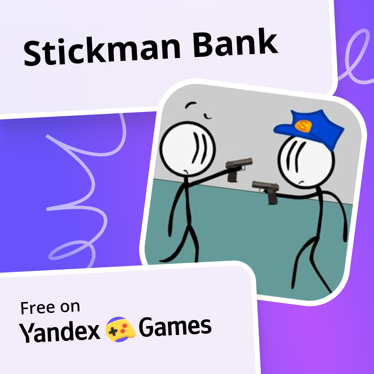 Stickman Bank (by Starodymov) - play online for free on Yandex Games