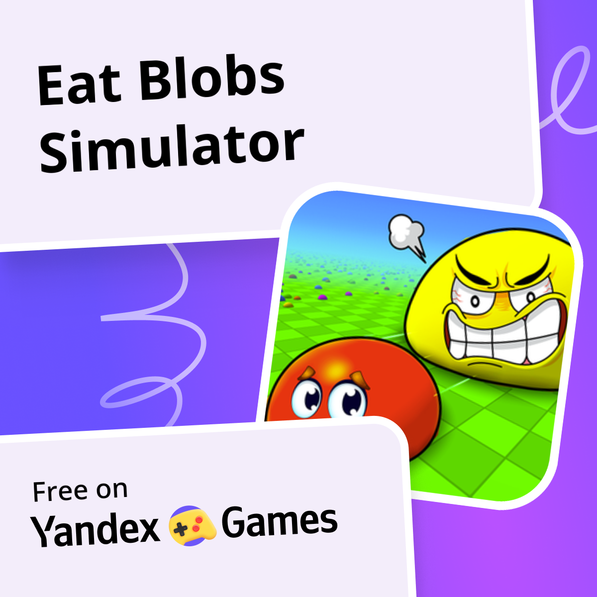 Eat Blobs Simulator (by Cursora Labs) - play online for free on Yandex Games