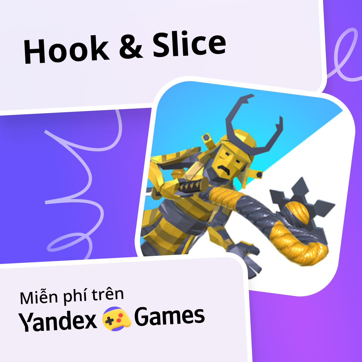 Hook & Slice (bởi Viseron) - chơi trực tuyến miễn phí trên Yandex Games