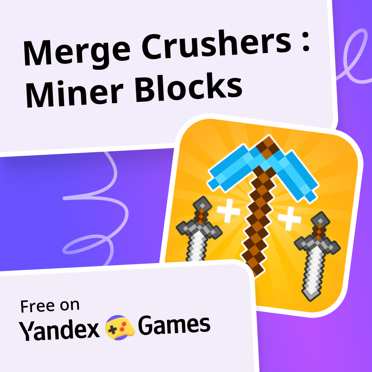 Merge Crushers : Miner Blocks (by Dinmo) - play online for free on Yandex Games