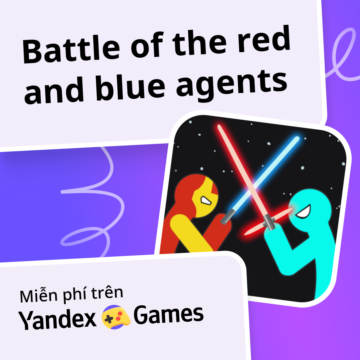Battle of the red and blue agents (bởi VSEGON)- chơi trực tuyến miễn phí trên Yandex Games