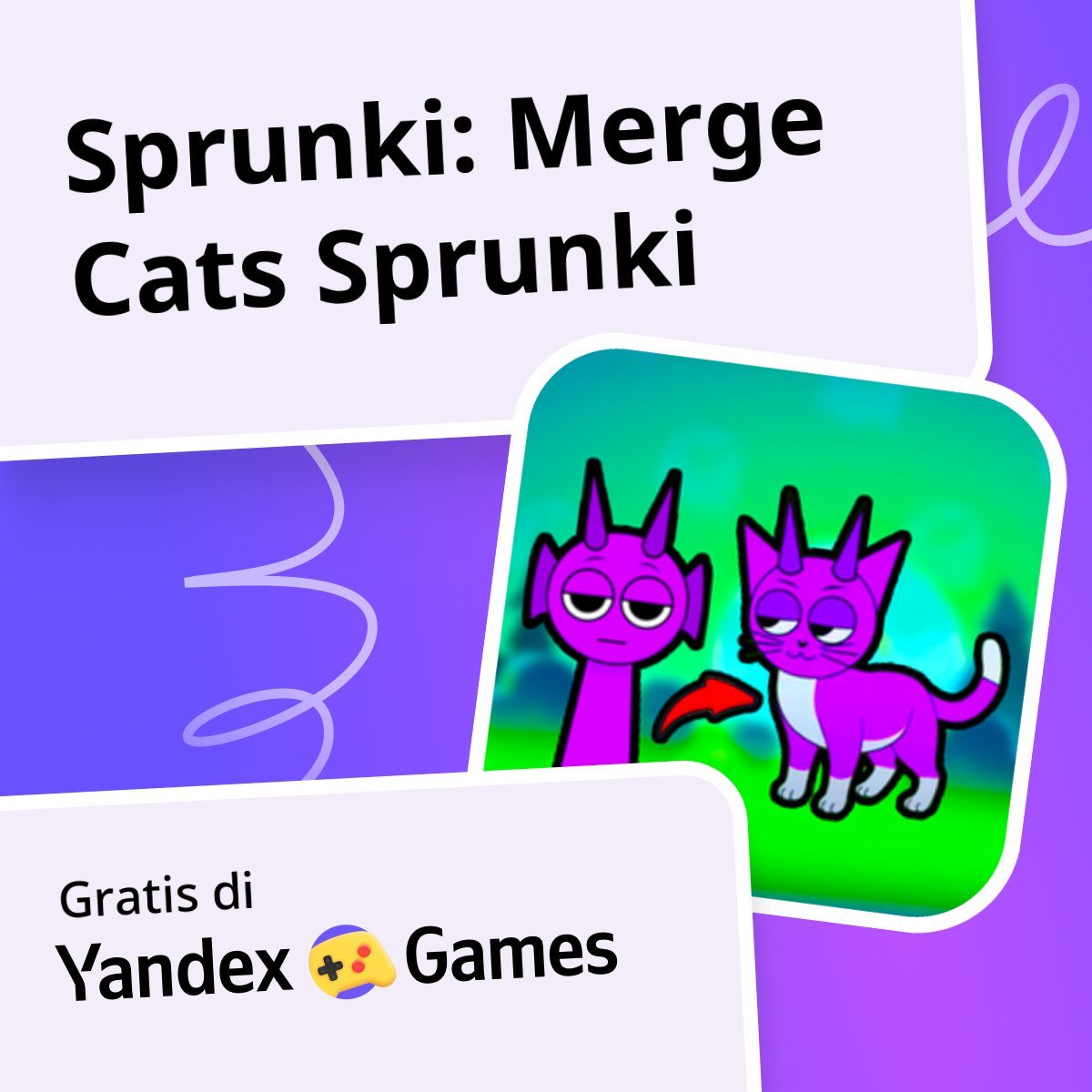 Sprunki: Merge Cats Sprunki (oleh WitchGirlGames)- mainkan online ...