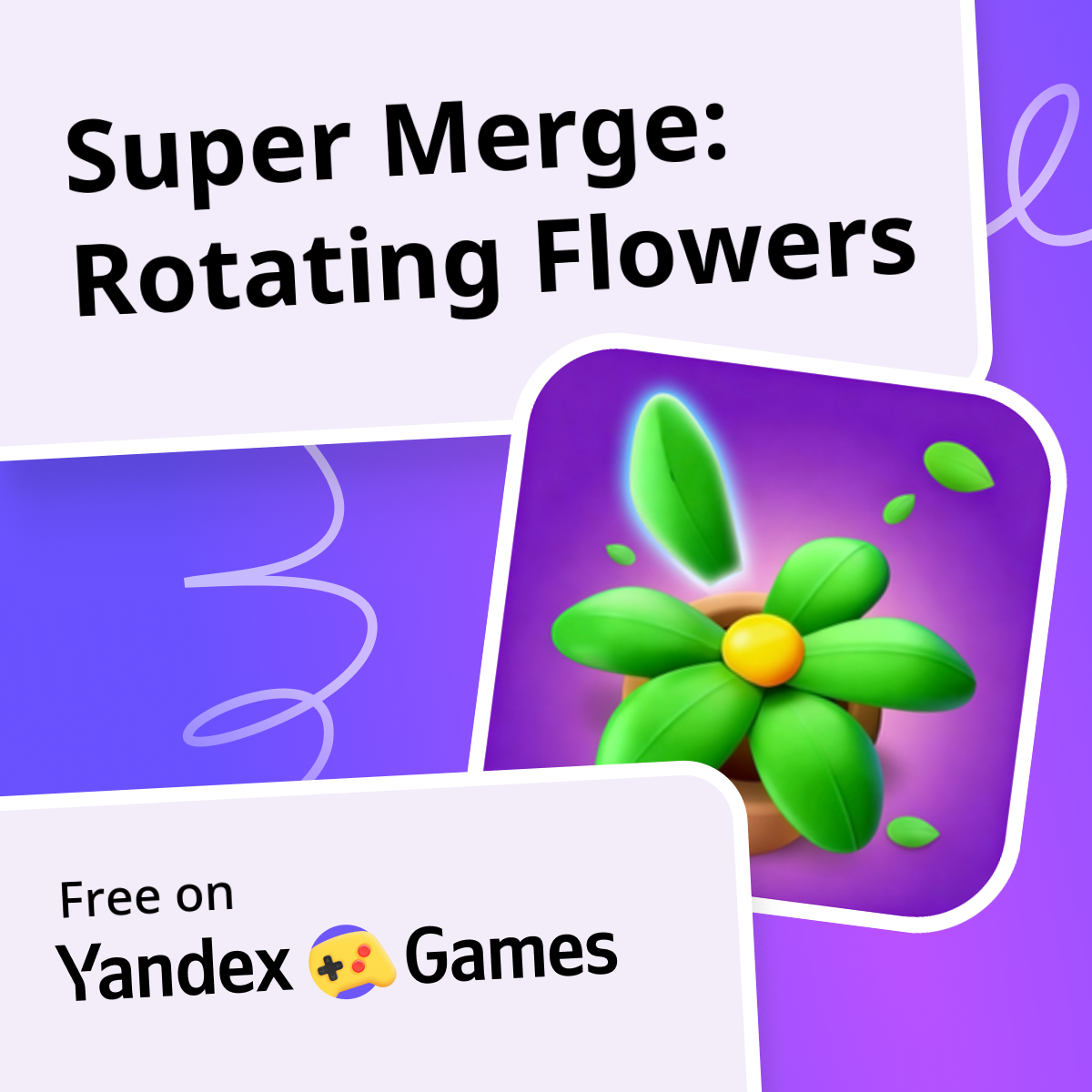 Super Merge: Rotating Flowers - play online for free on Yandex Games