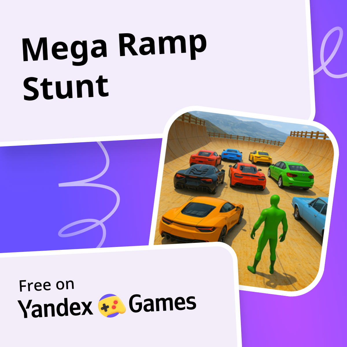 Mega Ramp Stunt (by Aviana Games) - play online for free on Yandex Games