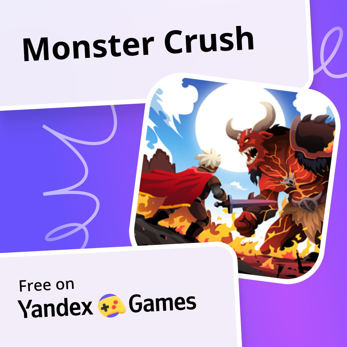 Monster Crush (من MIDcore) - العب على الإنترنت مجانًا على Yandex Games