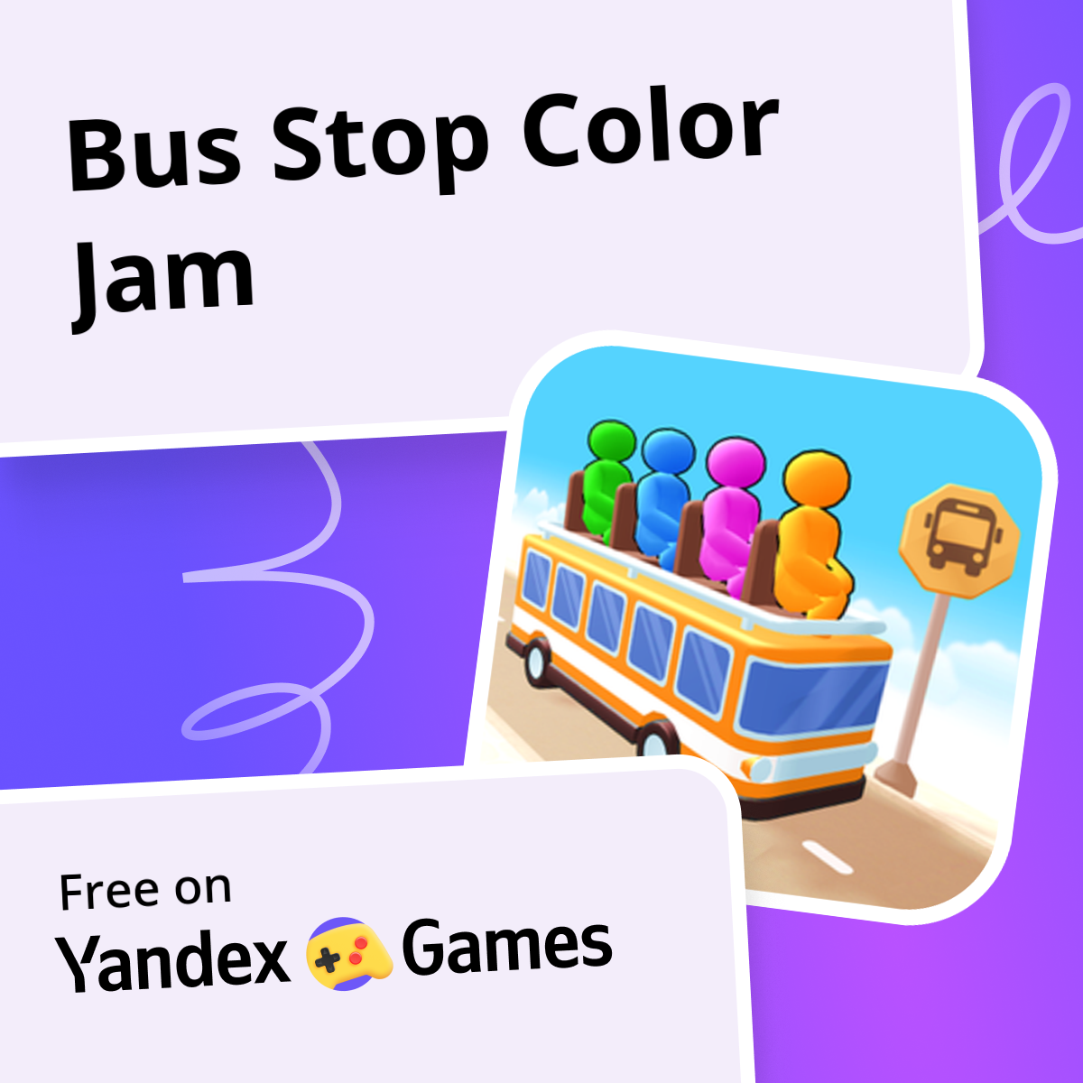 Bus Stop Color Jam (by Cursora Labs) - play online for free on Yandex Games