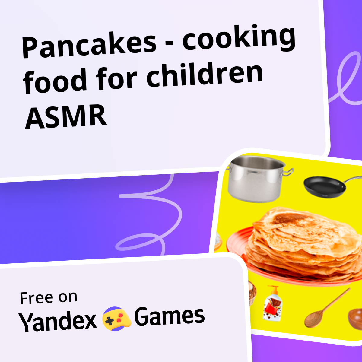 Pancakes - cooking food for children ASMR (by Saniahauss) - play online ...