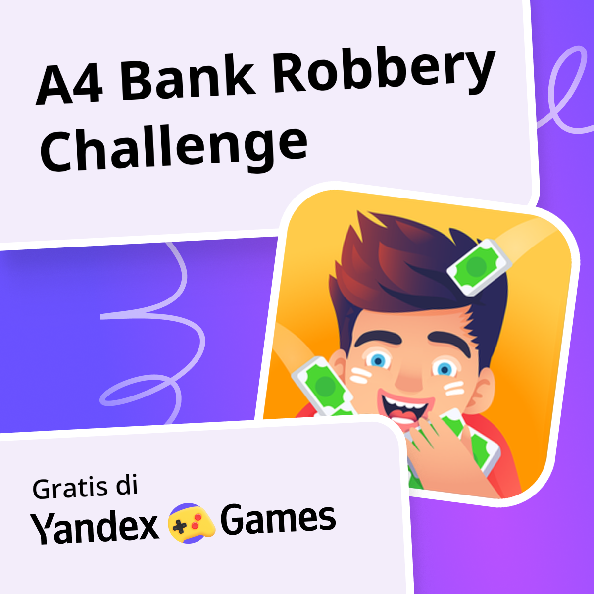 A4 Bank Robbery Challenge (oleh A4 games)- mainkan online secara gratis di Yandex Games