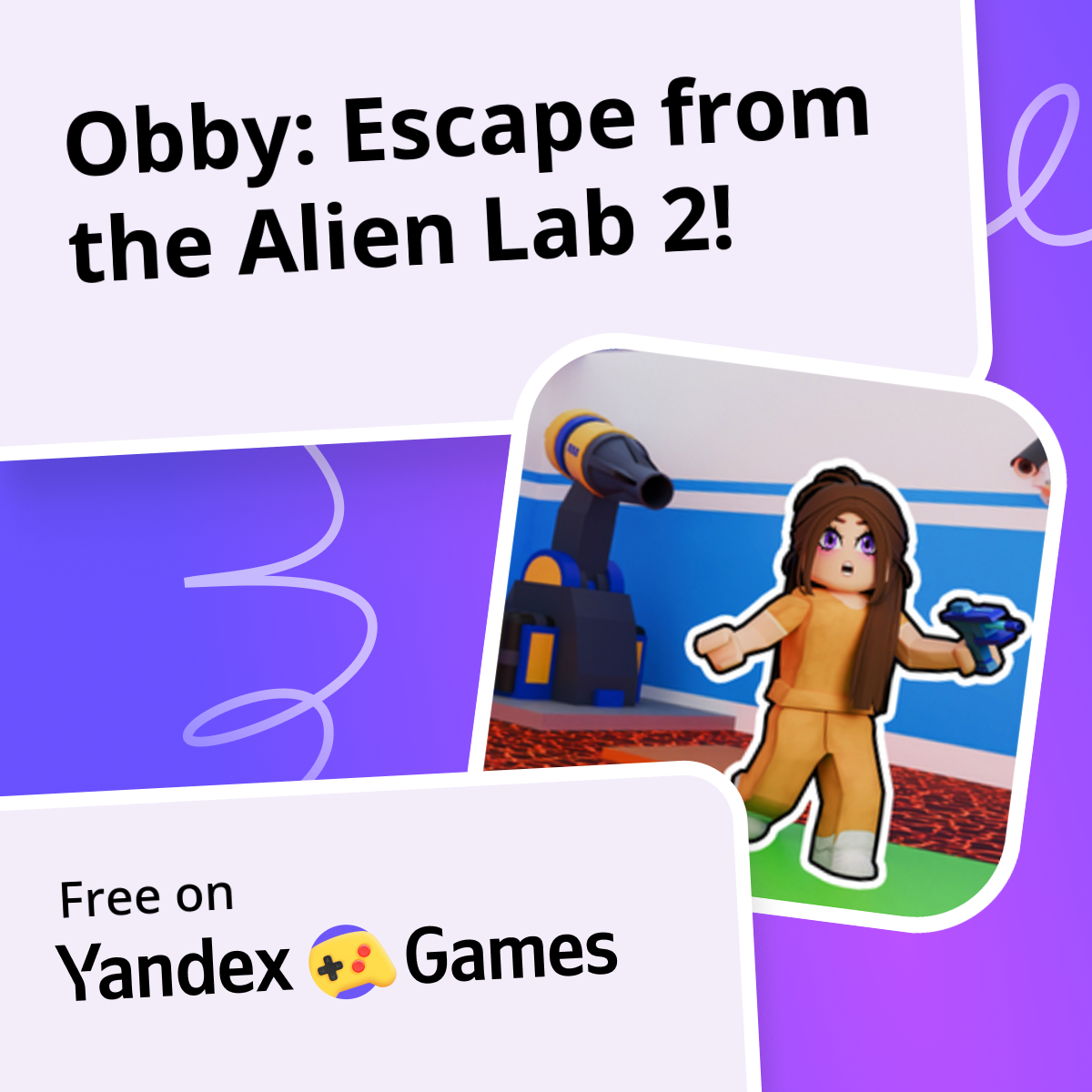Obby: Escape from the Alien Lab 2! - play online for free on Yandex Games
