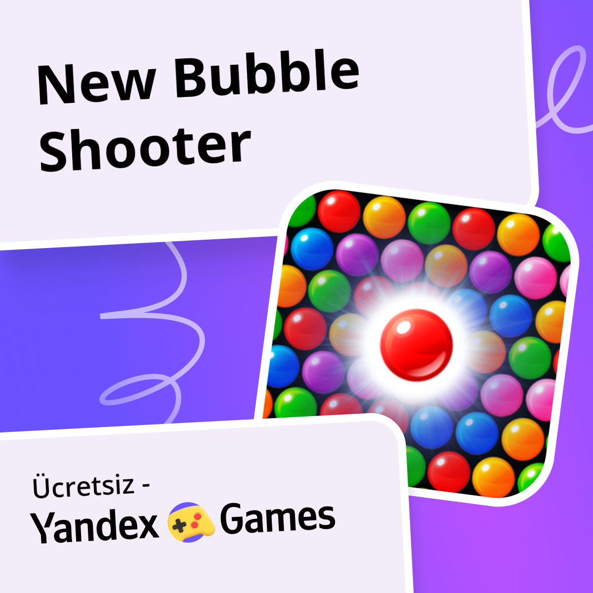 New Bubble Shooter - oynayın Yandex Games üzerinde ücretsiz çevrimiçi