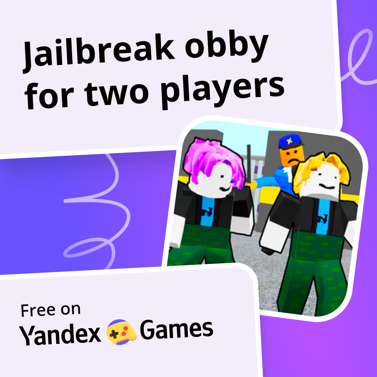 Jailbreak obby for two players (by Rudol'f Vagner) - play online for ...