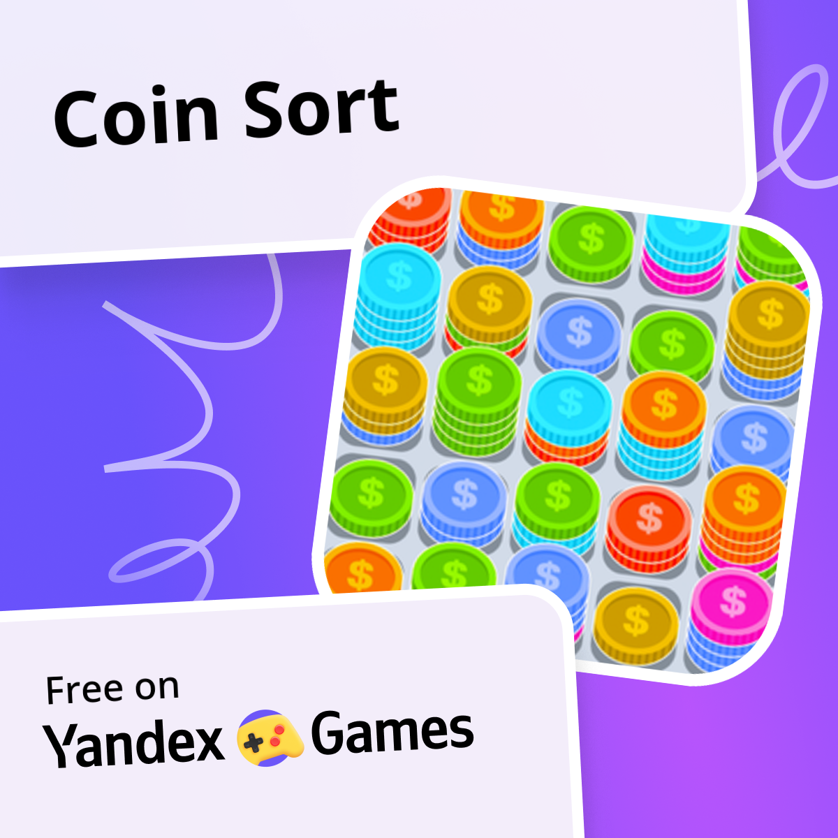 Coin Sort (by Taber Play) - play online for free on Yandex Games