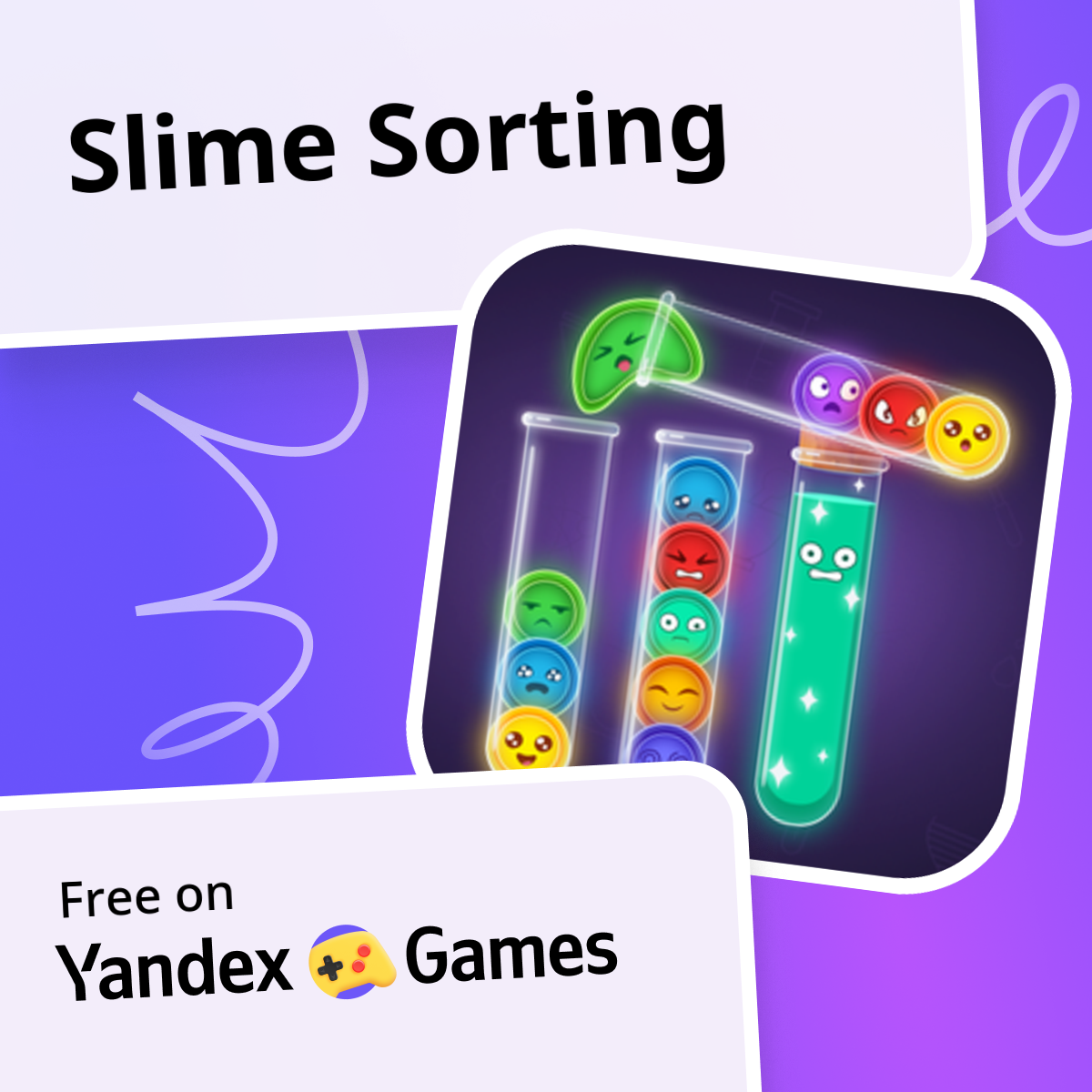 Slime Sorting (by Cozy Games) - play online for free on Yandex Games