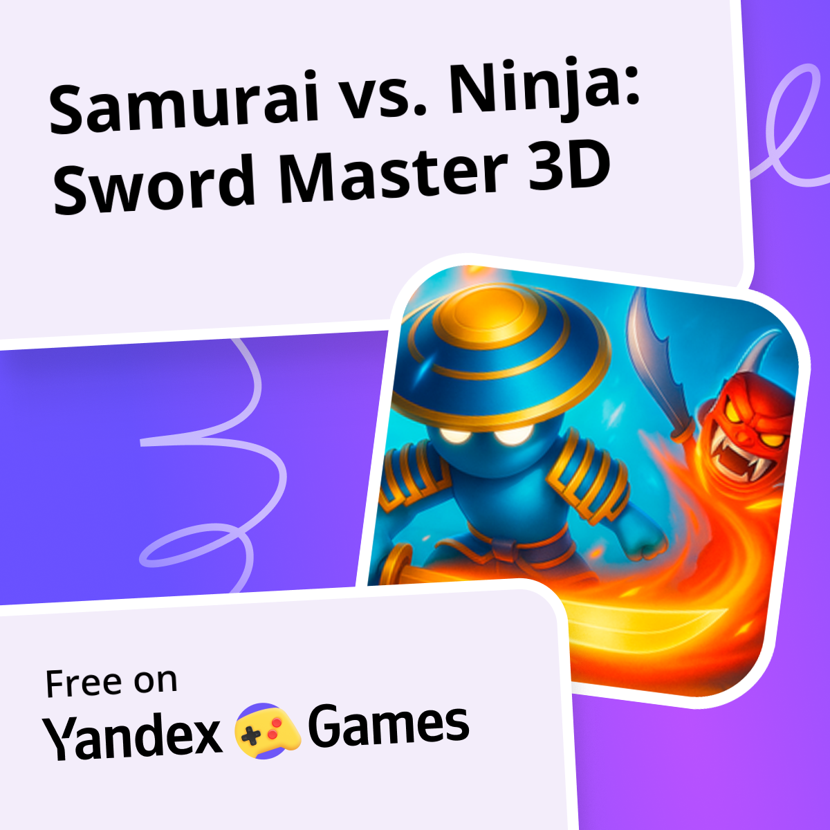 Samurai vs. Ninja: Sword Master 3D (by 4U Games) - play online for free on Yandex Games