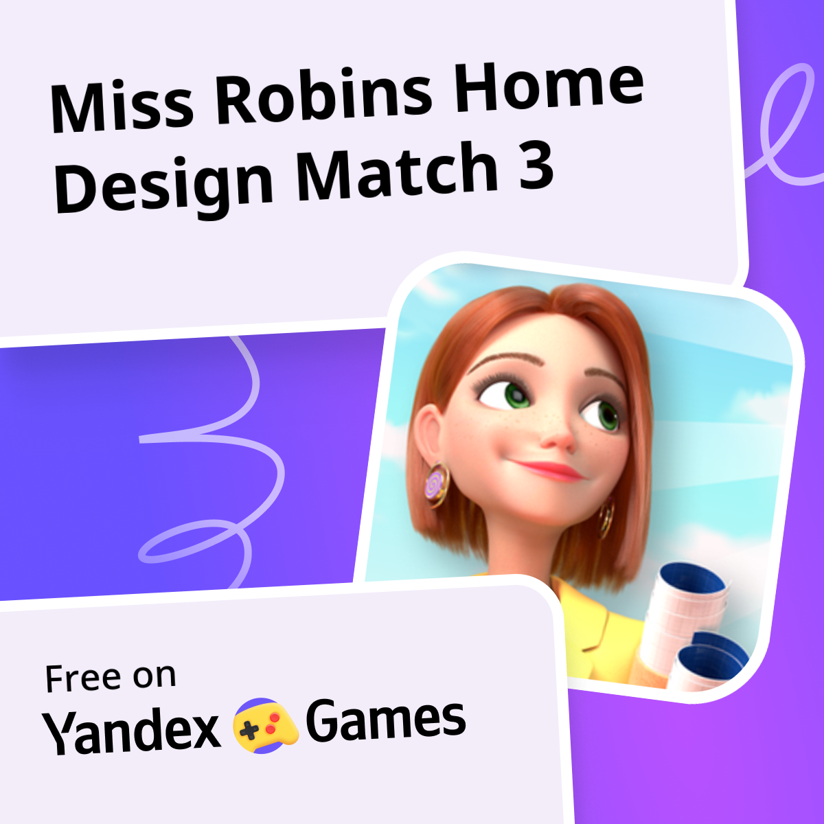 Miss Robins Home Design Match 3 (by GY-GY Games) - play online for free on Yandex Games
