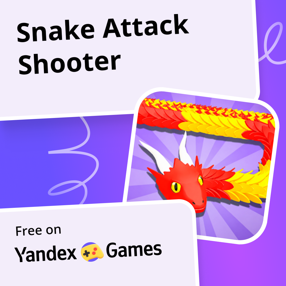 Snake Attack Shooter - play online for free on Yandex Games