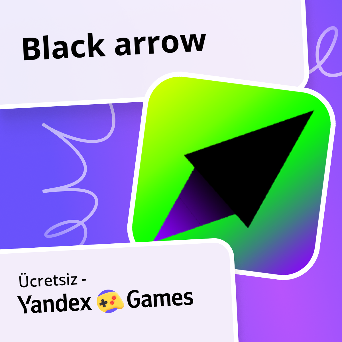 Black arrow - oynayın Yandex Games üzerinde ücretsiz çevrimiçi