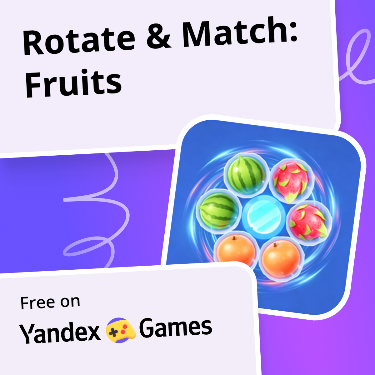 Rotate & Match: Fruits - play online for free on Yandex Games