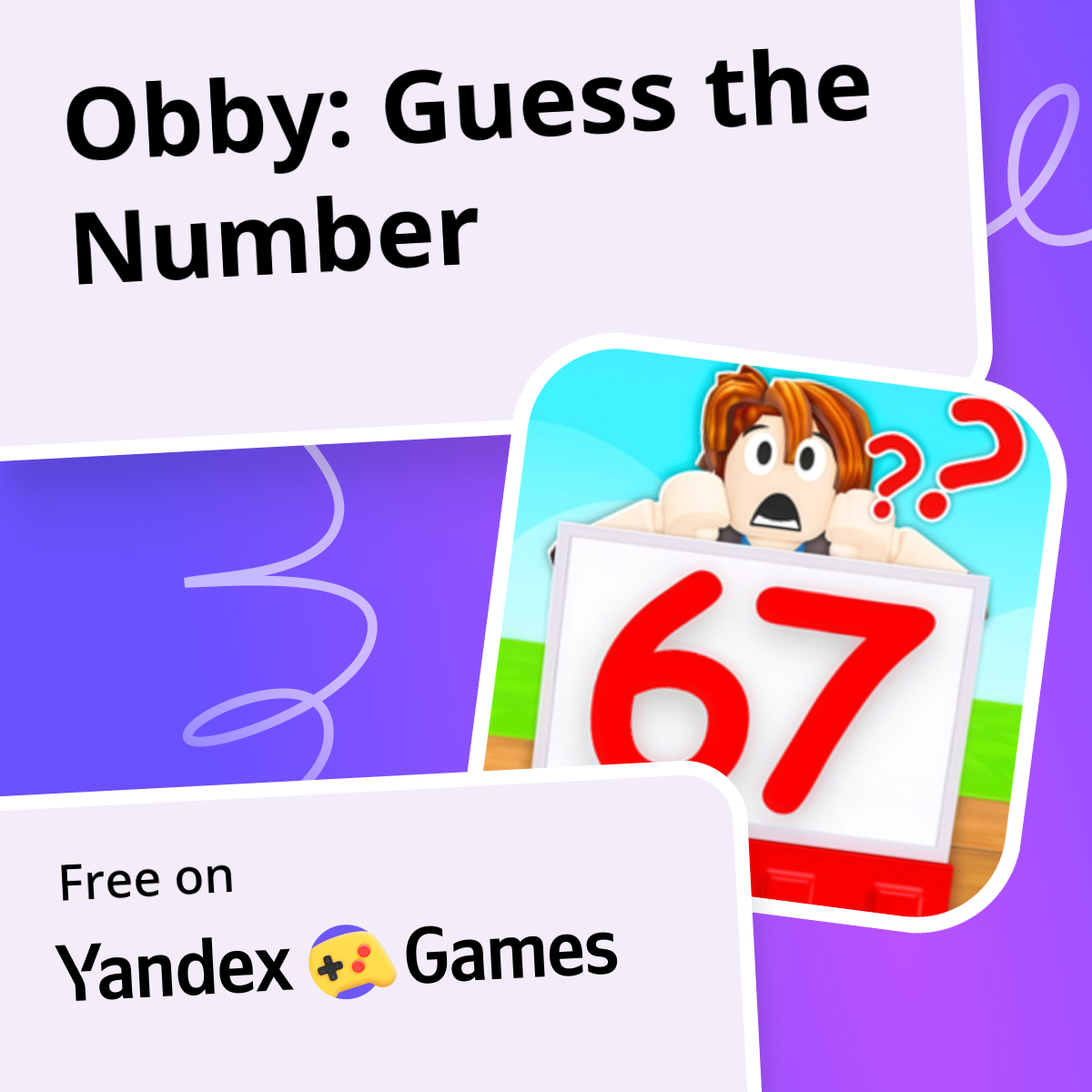 Obby: Guess the Number - play online for free on Yandex Games