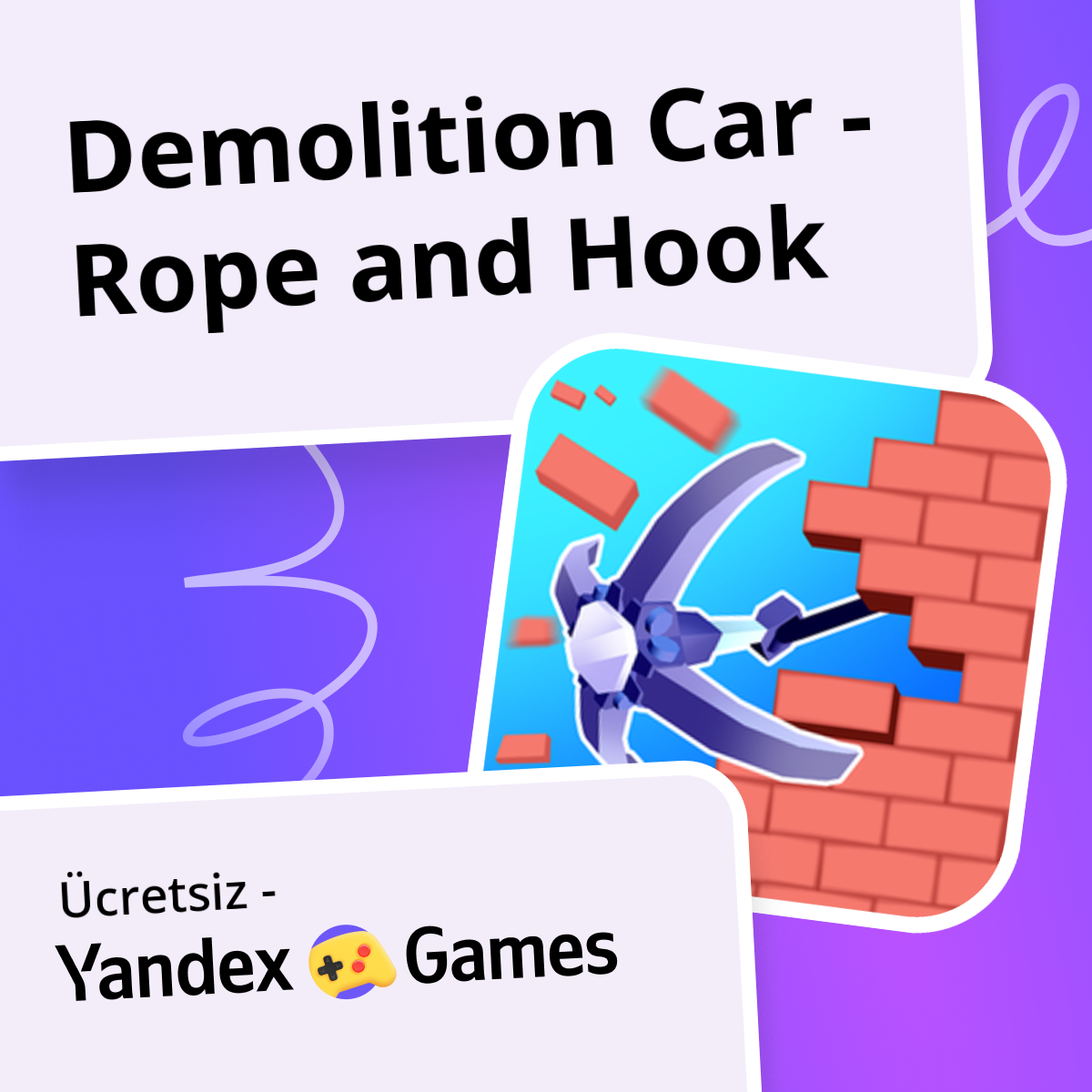 Demolition Car - Rope and Hook - oynayın Yandex Games üzerinde ücretsiz ...