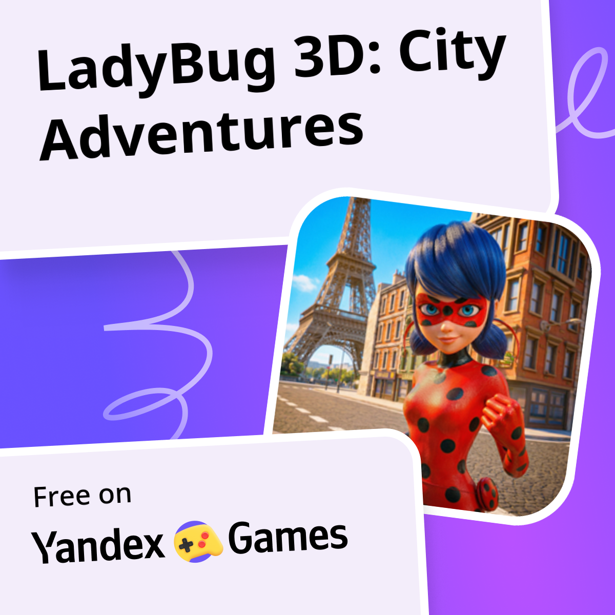 LadyBug 3D: City Adventures - play online for free on Yandex Games