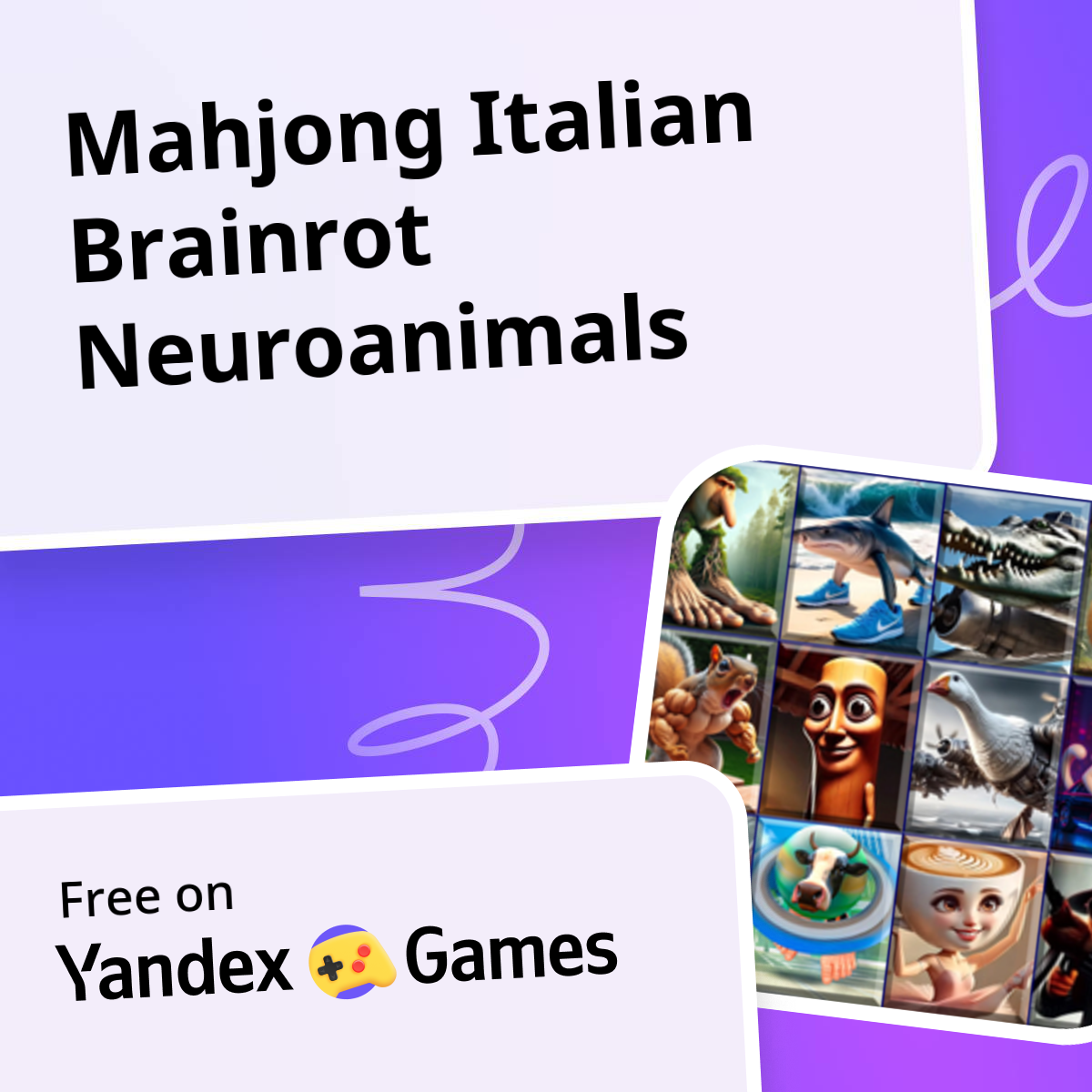 Mahjong Italian Brainrot Neuroanimals (by MicroEX) - play online for ...