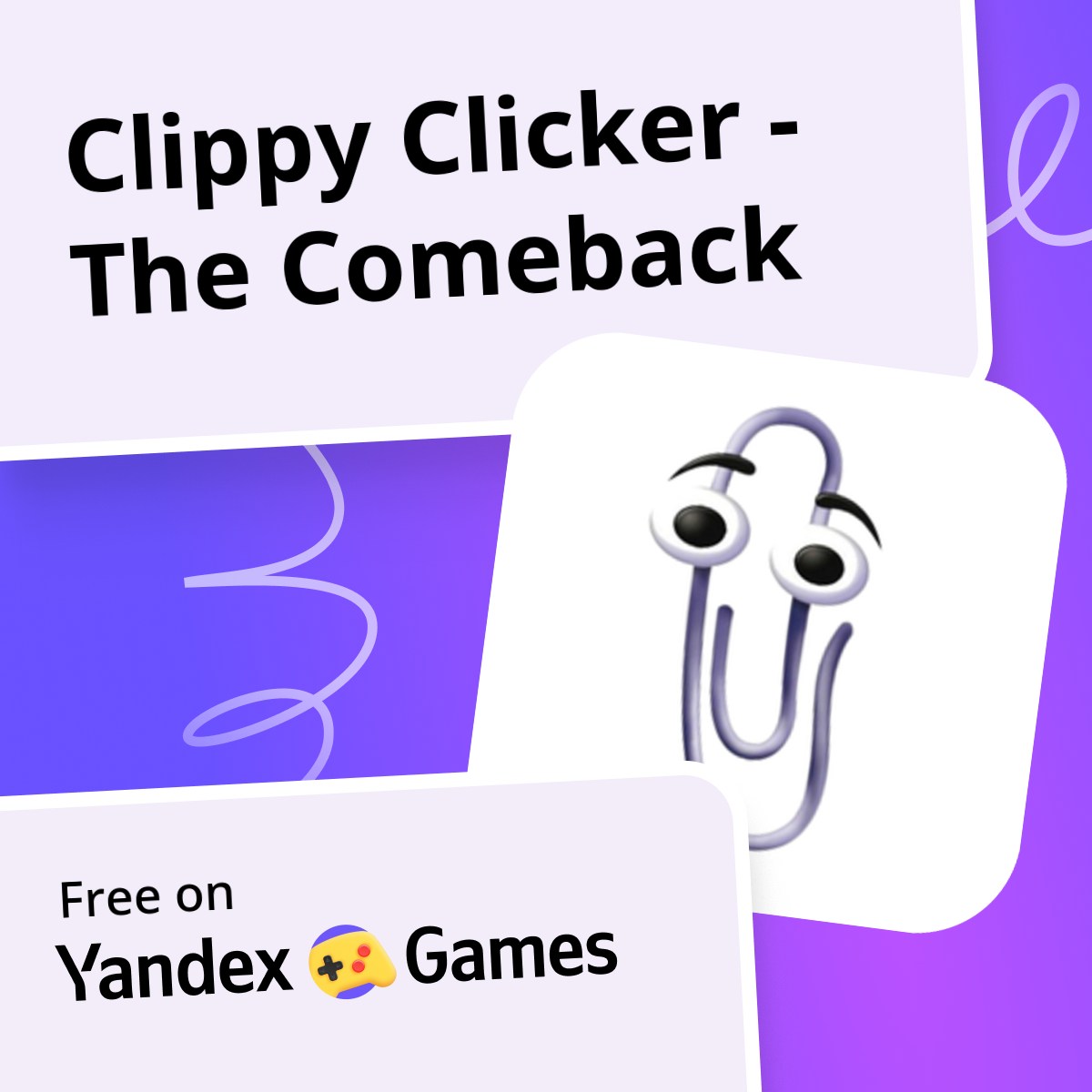 Clippy Clicker - The Comeback (by Skuchnye Igry) - play online for free on Yandex Games