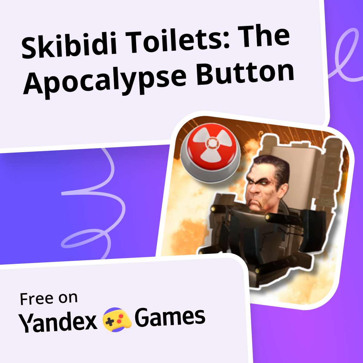 Skibidi Toilets: The Apocalypse Button - play online for free on Yandex ...