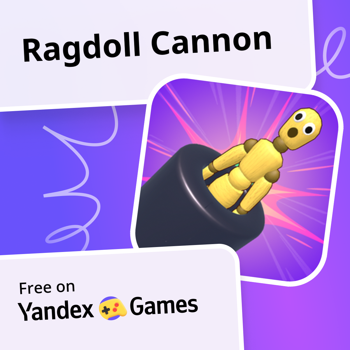 Ragdoll Cannon (by BOLD CAT) - play online for free on Yandex Games