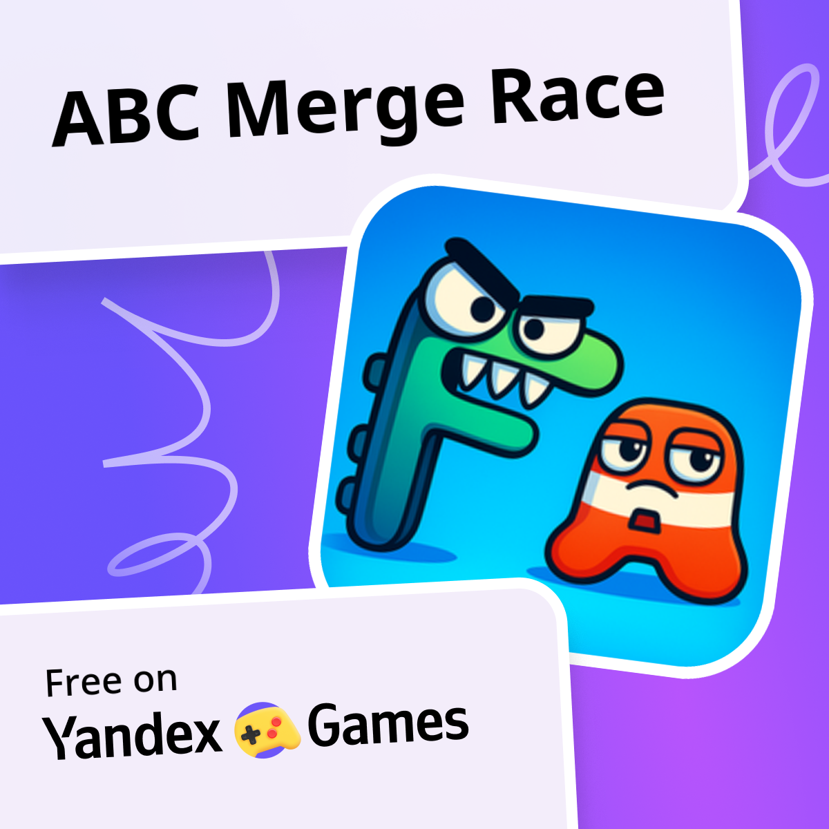 ABC Merge Race (by GirlsBoysGame) - play online for free on Yandex Games