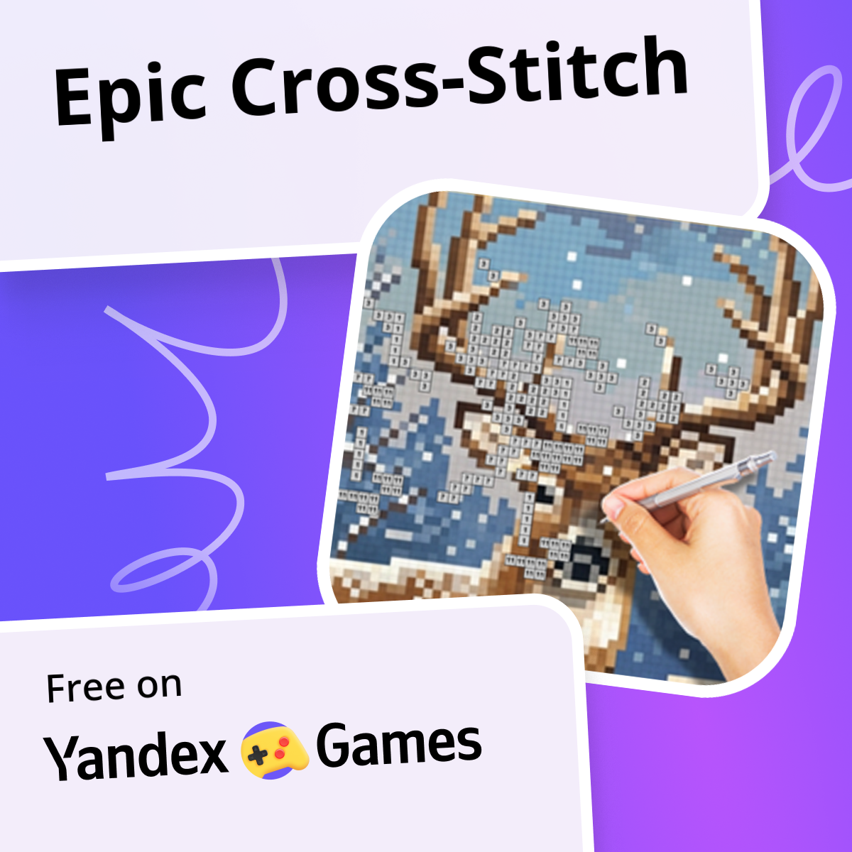 Epic Cross-Stitch - play online for free on Yandex Games