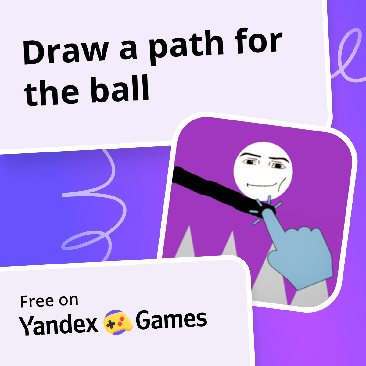 Draw a path for the ball (by Roman Skokov) - play online for free on ...