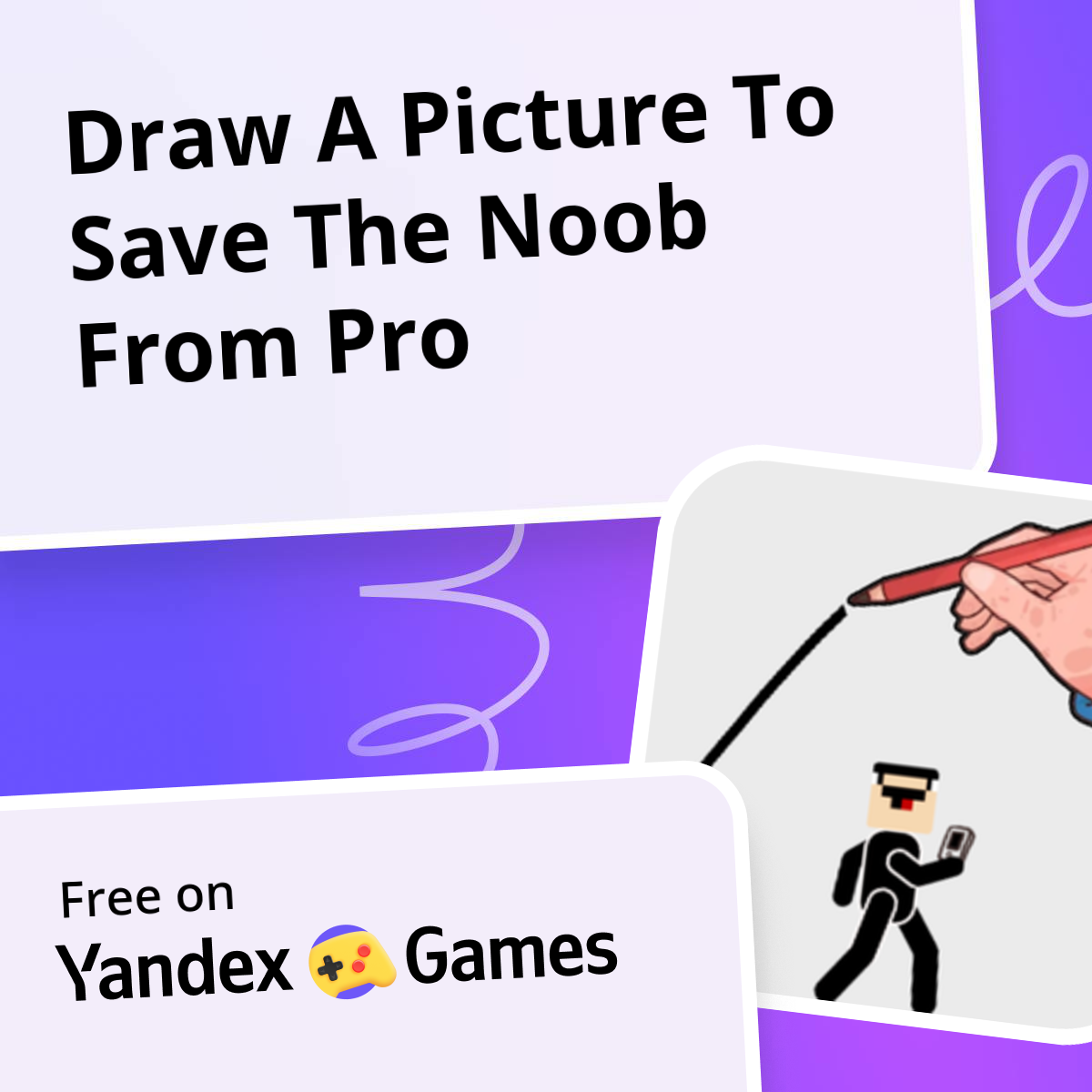 Draw A Picture To Save The Noob From Pro (by Isterik) - play online for ...