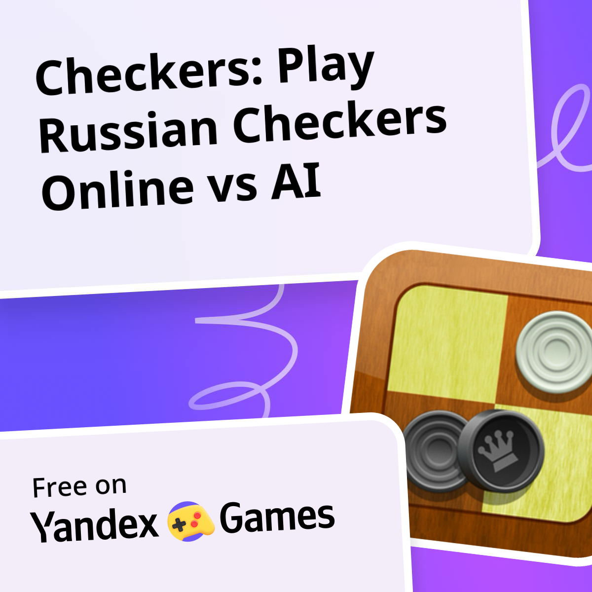 Checkers: Play Russian Checkers Online vs AI (by icamys) - play online ...
