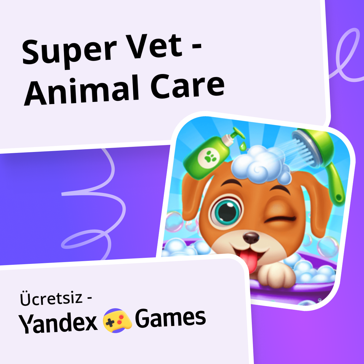 Super Vet - Animal Care - oynayın Yandex Games üzerinde ücretsiz çevrimiçi