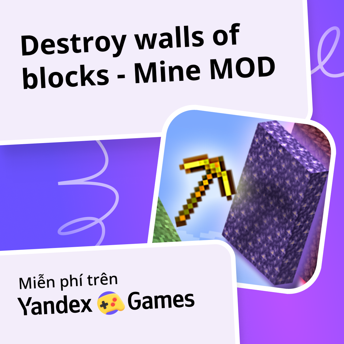 Destroy walls of blocks - Mine MOD (bởi XFOX STUDIO)- chơi trực tuyến ...
